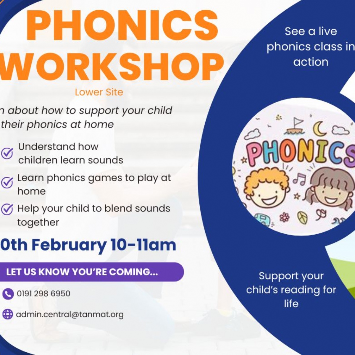 Trinity Academy Newcastle Lower Site - Phonics Workshop